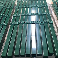 Galvanized Steel Square Tube Fence Post for Outdoor Use