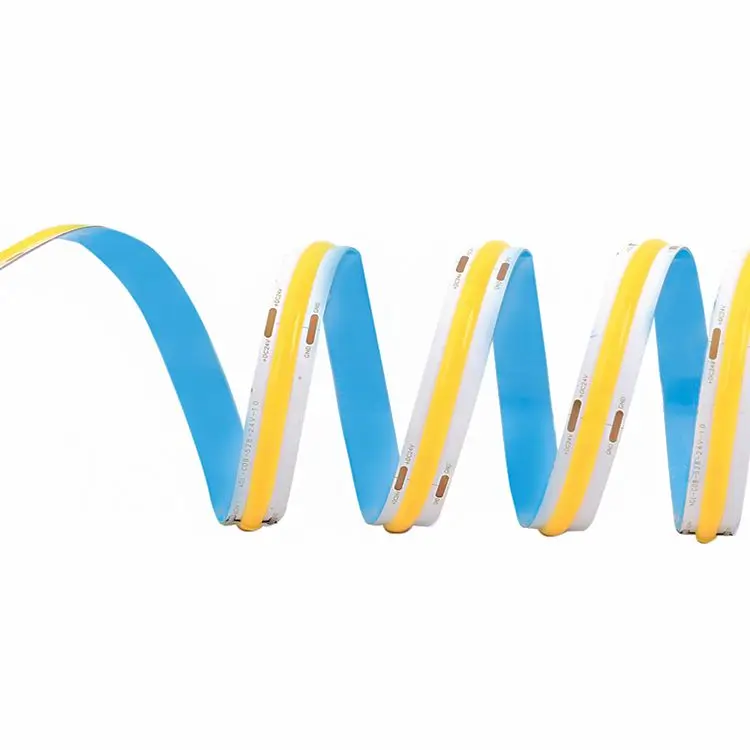 Adjustable Brightness Cob Led Strip 640leds/m Cct Cri90 Flexible Cob ...