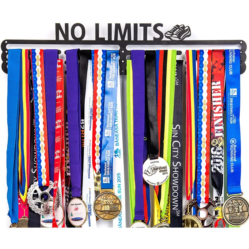 Personalized Athletes Award Ribbon Medal Hanger Steel Medal Holder ...