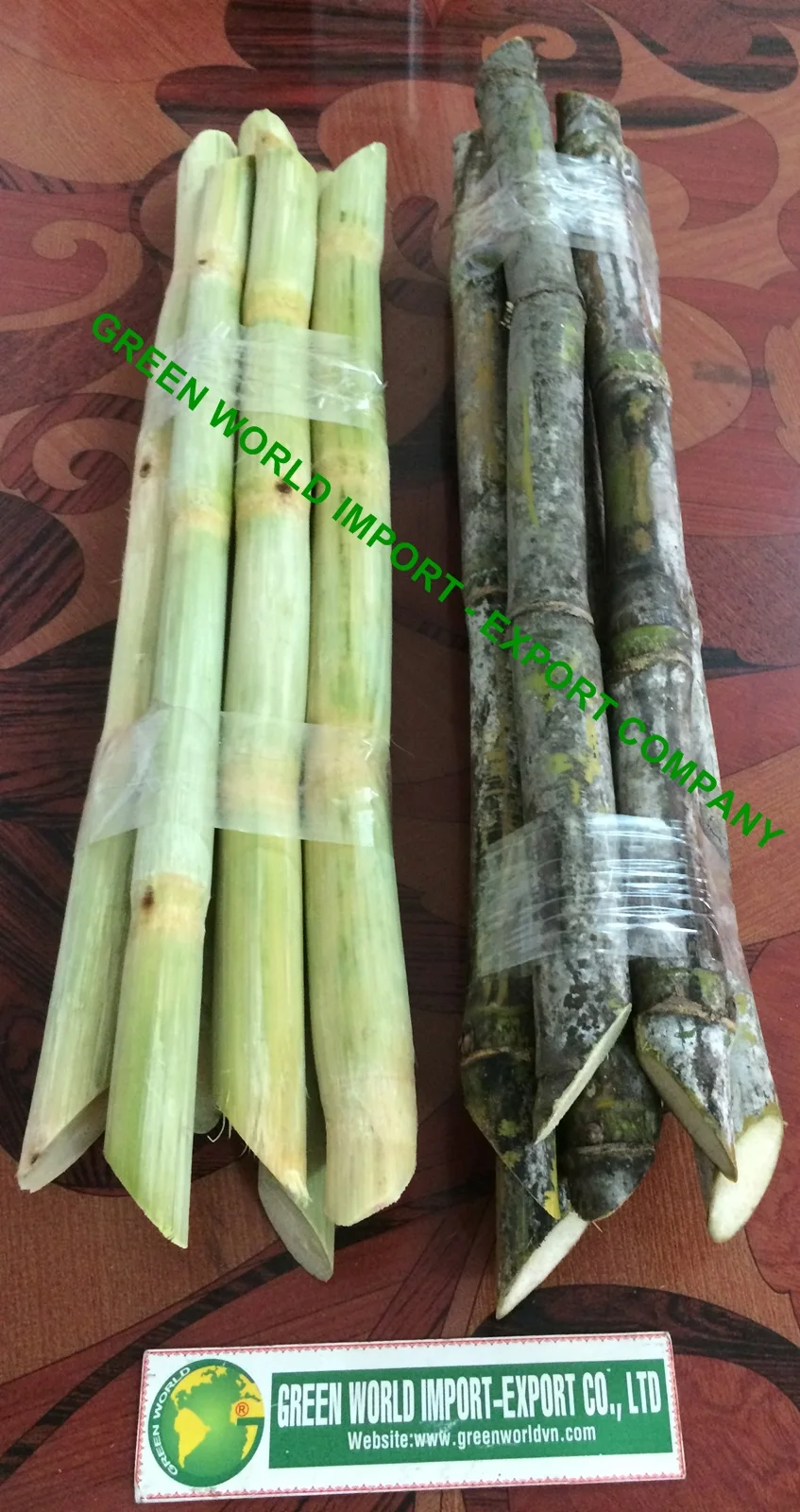 Frozen Organic Peeled Sugar Cane - Sweet and Juicy