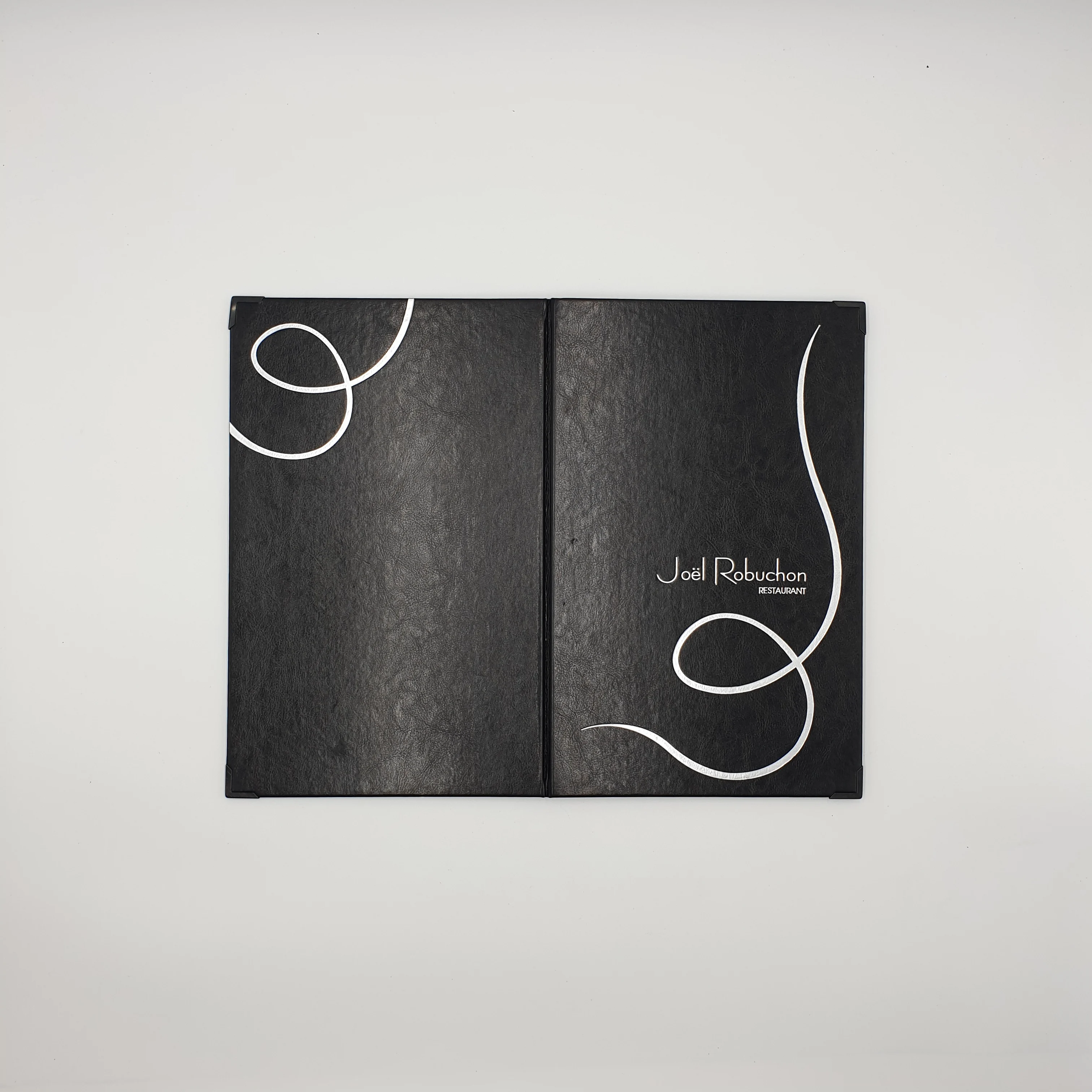 Customize Top Bottom Flap Single Side Leather Diploma Folder Menu Cover ...