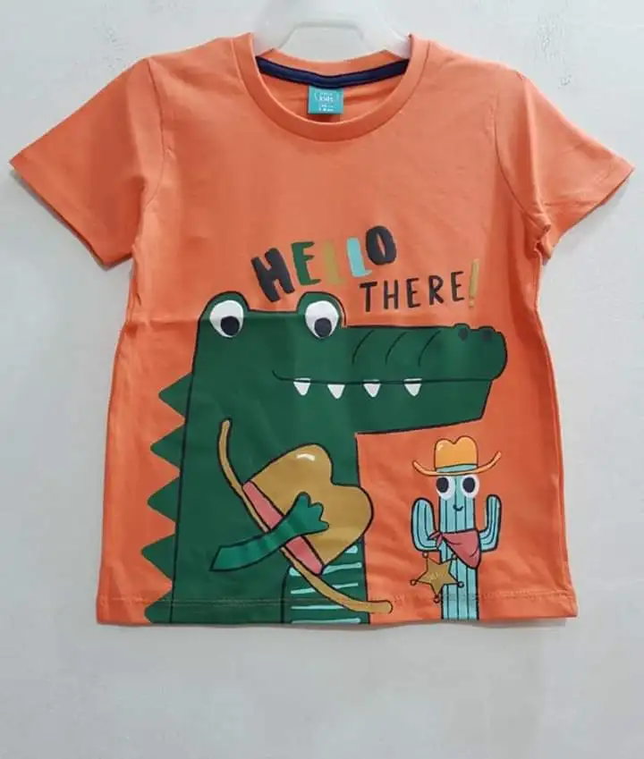 Overrun Garments Original Branded Labels Boys Short Sleeve Neck T ...