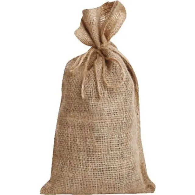 3 Gallon Jute Sack Bag - Customizable for Hotel & Garden