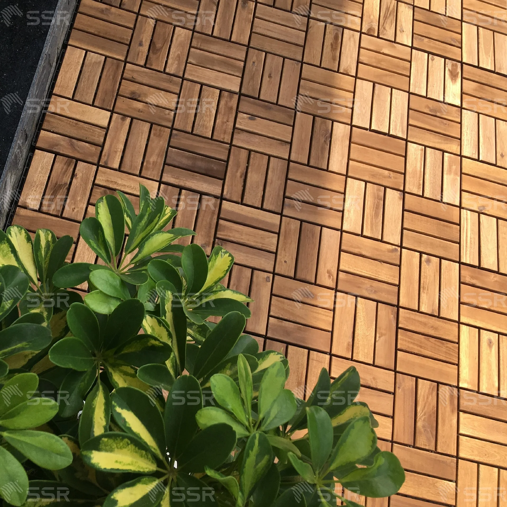 Ssr Vina - Acacia Wood Decking Tiles - High Quality Wood Deck Tile For ...