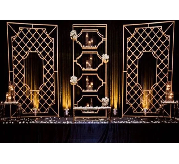 Lavish Candle Backdrop for Wedding Decor Candle Light Backdrops for ...