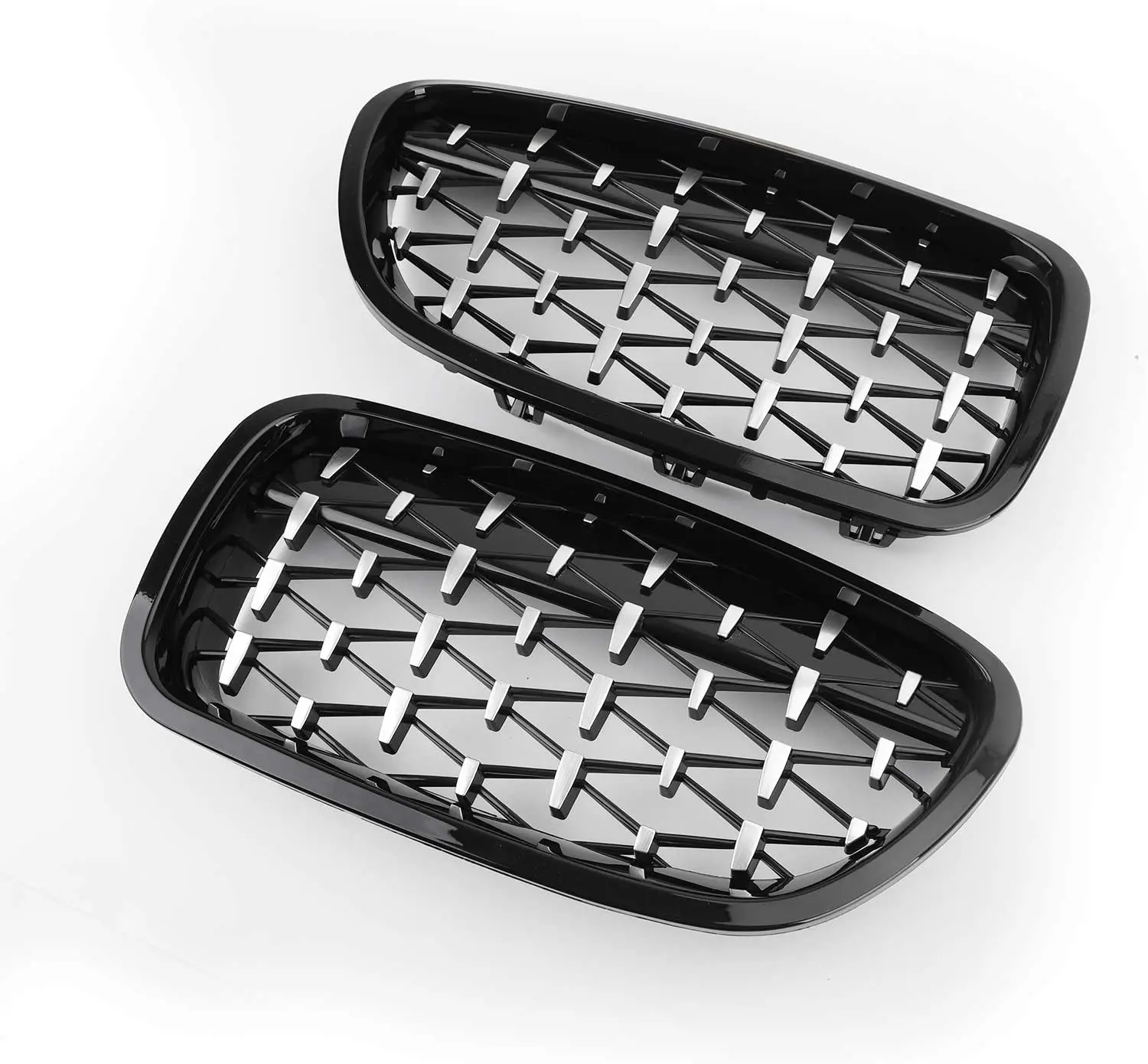 Car Front Bumper Grill Mesh Single Double Slat Line Abs Pp Plastic ...