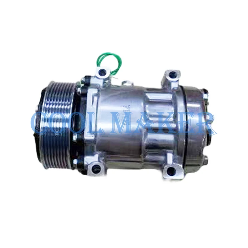 Compresor de aire acondicionado para Caterpillar Bagger, 12V, SD7H15 ...