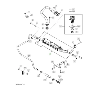 Part For Jd Johndeere Tractor,Heat Exchanger Part Number Re522589 - Buy ...