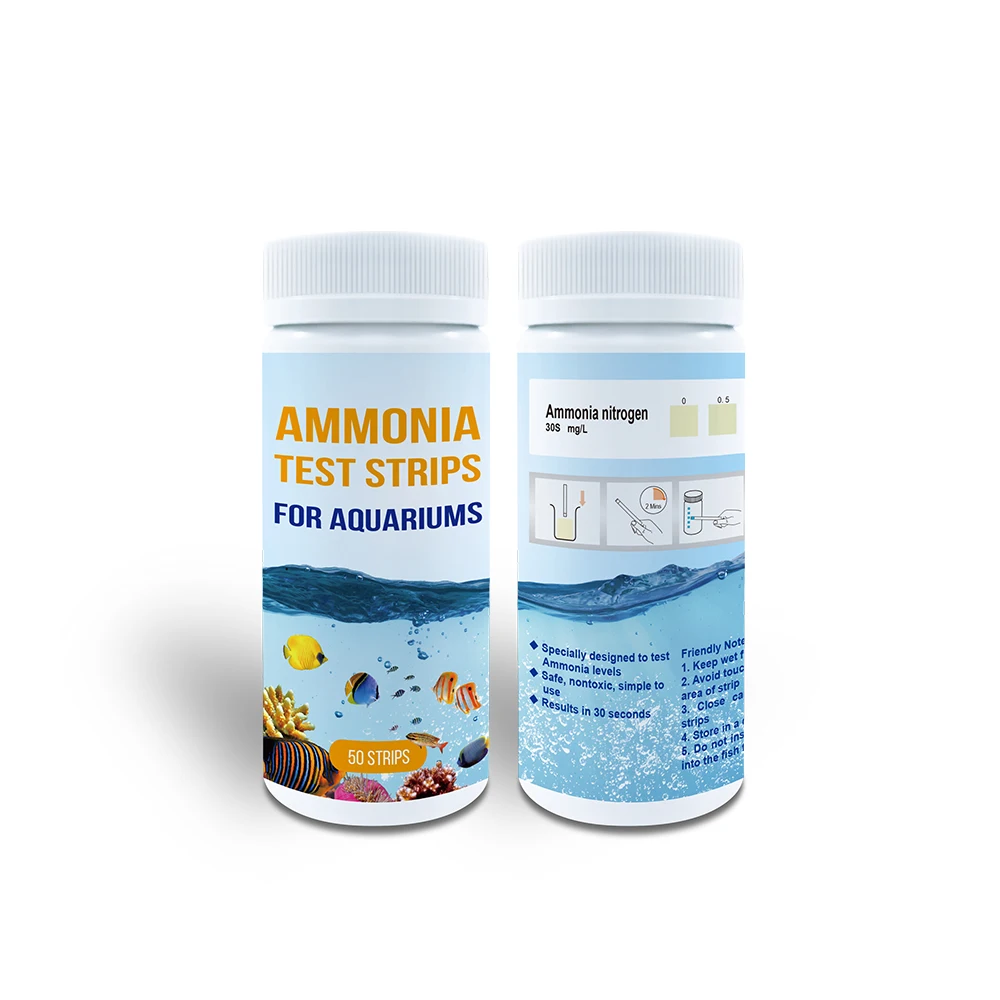 Merydi Ammonia Nitrogen test Strips for Aquarium or Fish Pond test ...