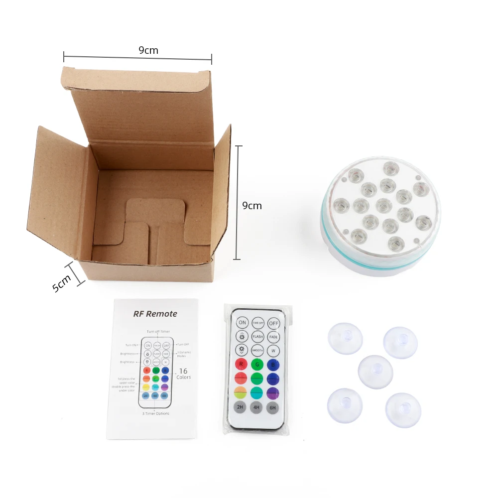 Remote Controlled Aquarium System Led Floating Waterproof Swimming Pool ...