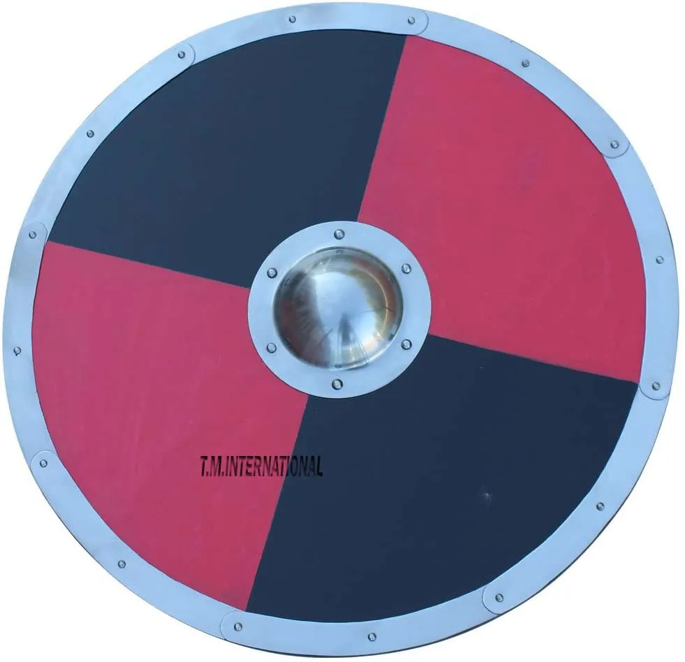 Handmade Wooden Medieval Viking Bjorn Norman Combat 16 Gauge Shield ...