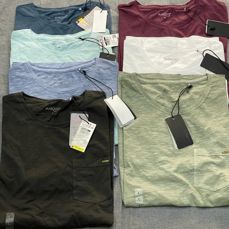 Leftover Garments Surplus Overrun Apparels Branded Labels Mens Crew ...