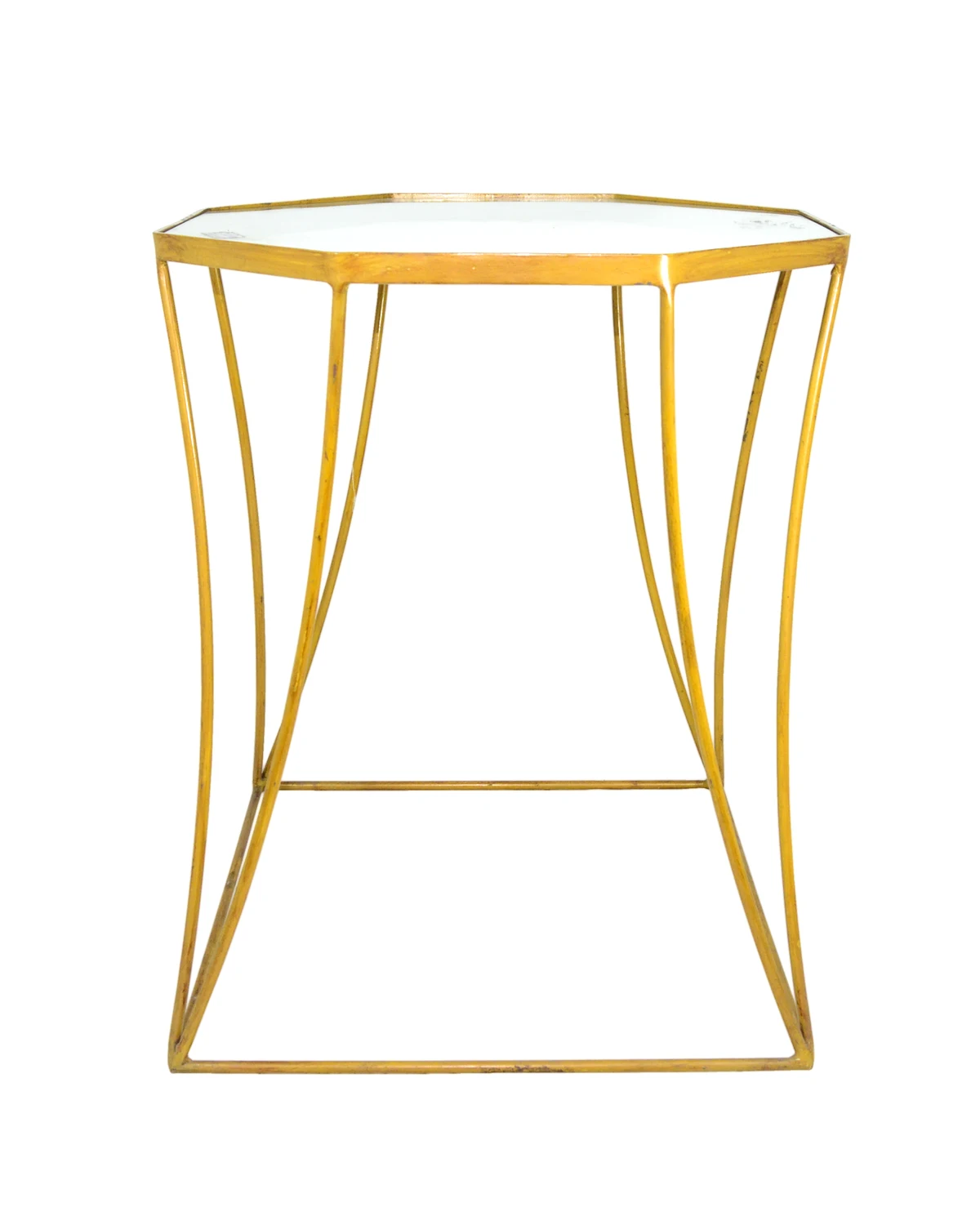 Luxury Modern Metal Side Table With Marble Top For Living Rooms Hotels ...