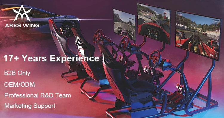 Ares Wing Commercial Race Car Driving Simulators Portable Car Driving ...