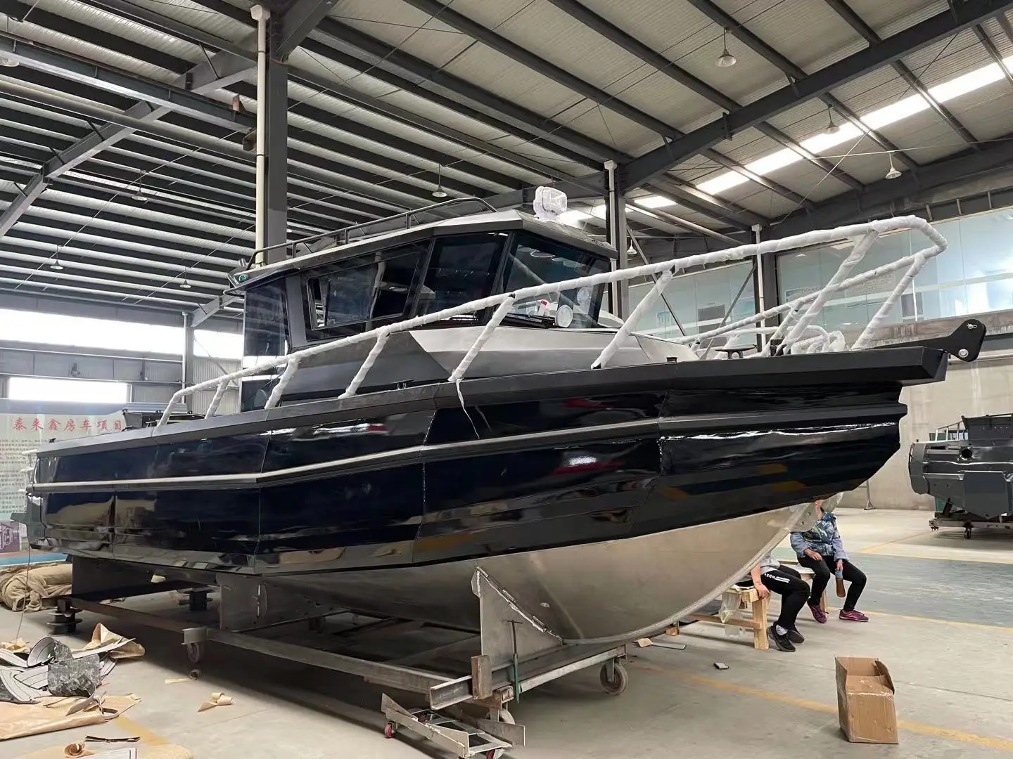8.5m Aluminum Boat Fishing Vessel and Yacht with Large and Luxury Cabin ...