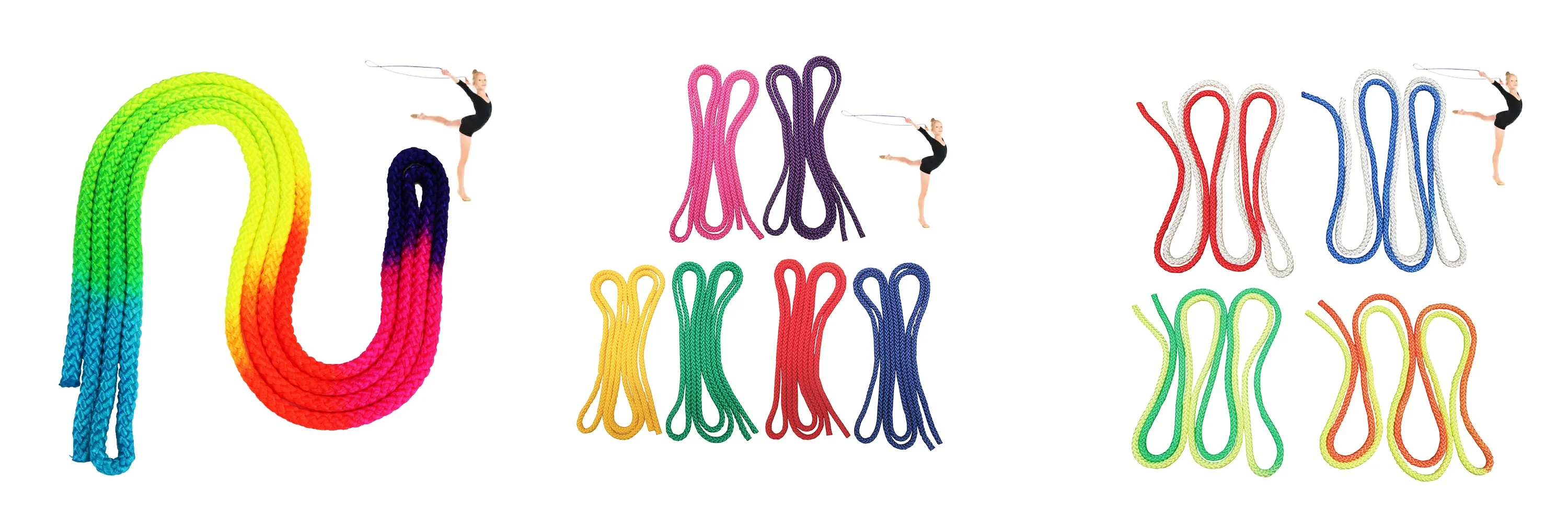 ALLWINWIN RGP01 Rhythmic Gymnastics Rope - 3m Rainbow