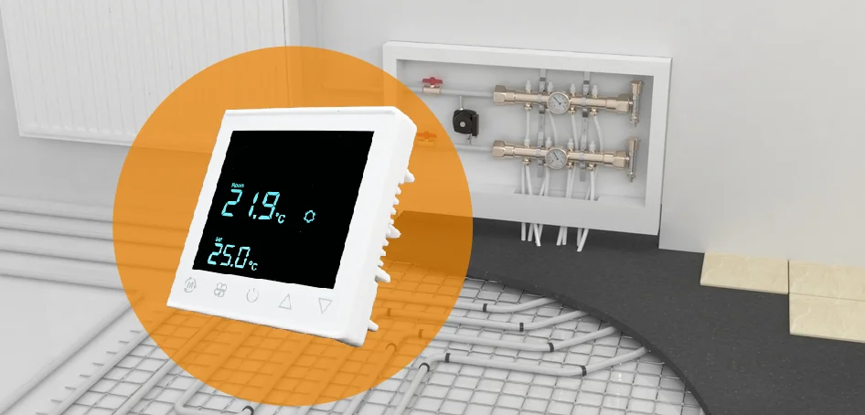 Modbus Thermostat HVAC Z-WAVE FCU RF Controller TA692MOD