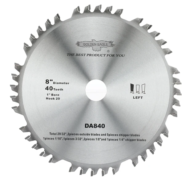 6-inch 24t Wood Cutting Saw Blade Golden Eagle Dado Set - Buy Dado Set ...
