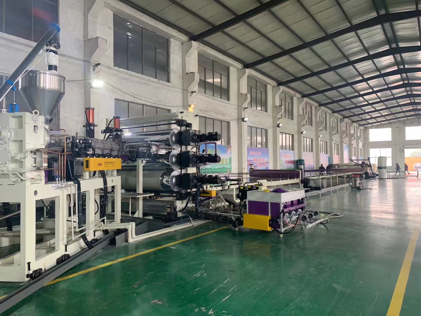 Jwell HDPE PP thick plate extrusion line 800 1600 2400 3200mm ...
