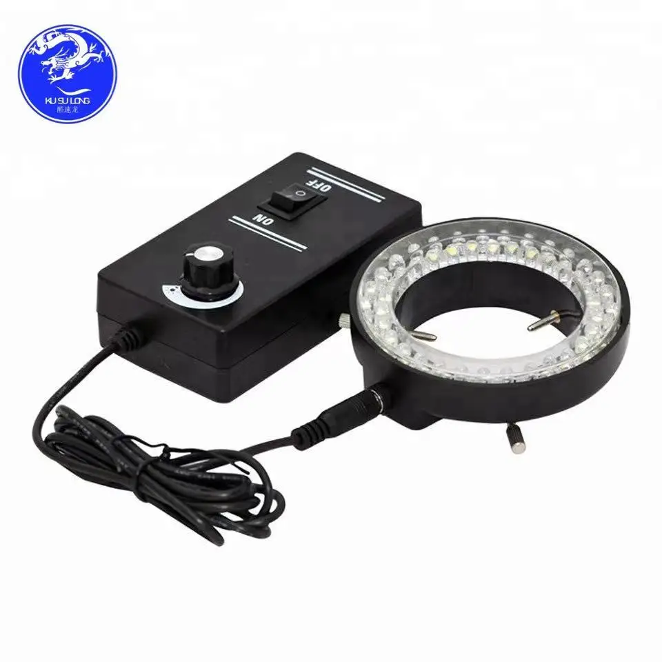 56 LED Ring Light Source Microscope - Stereo Microscope Trinocular Lens