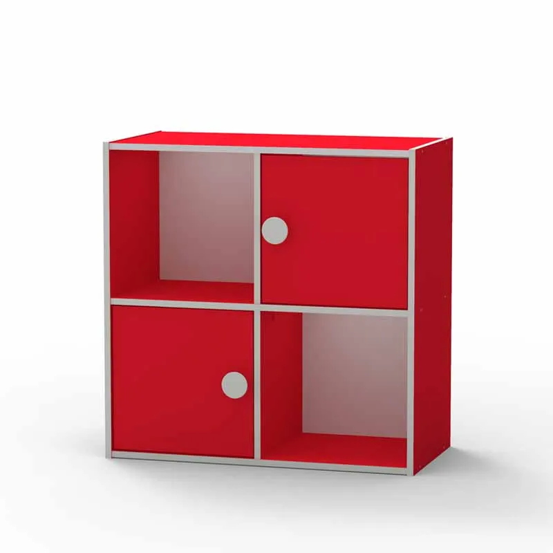 Living Room Furniture Knock Down Cuboid MDF Storage Cabinet And Shelves ...