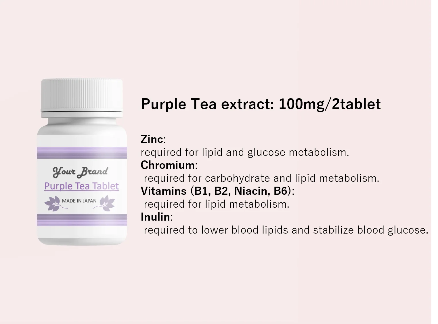 Healthcare Supplement Herbal Care Weight Loss Purple Tea Extract ...