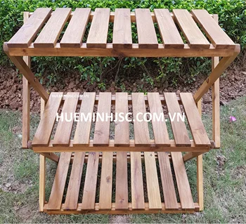 3 Tier Step Design Plant Stand Indoor Outdoor Wood Plant Shelf Display ...