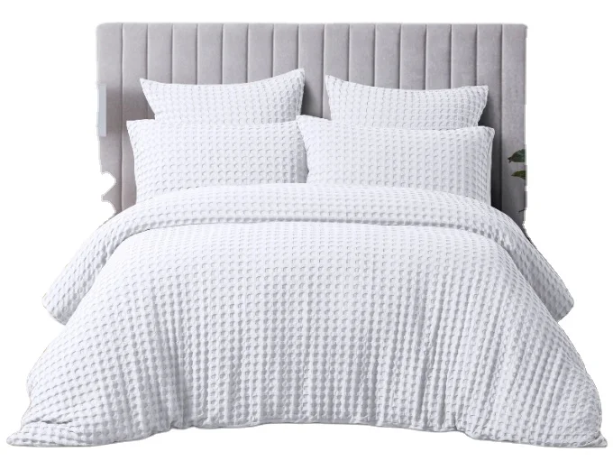 Custom Bedding Set - 100% Cotton Waffle Weave Duvet Covers
