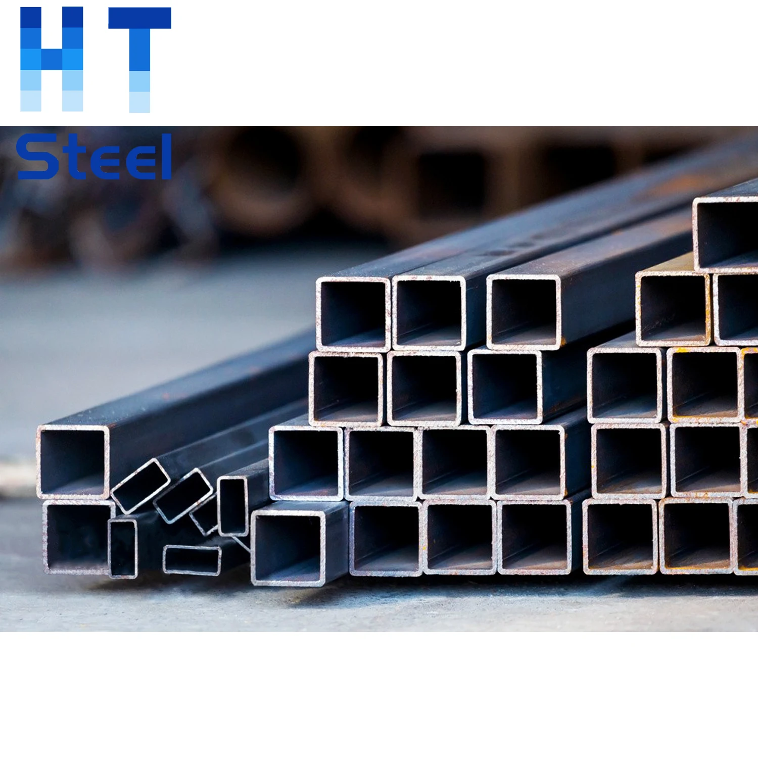 High Quality Black Square Pipe Iron Rectangular Tube 25*25 Welded ...
