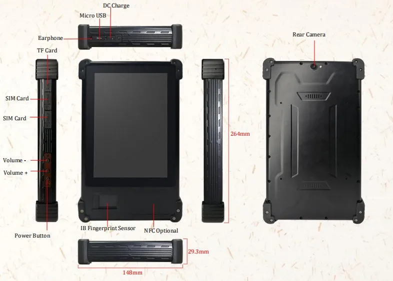 Hfsecurity BIO7 Plus USB Fingerprint Scanner - FAP60 Certified