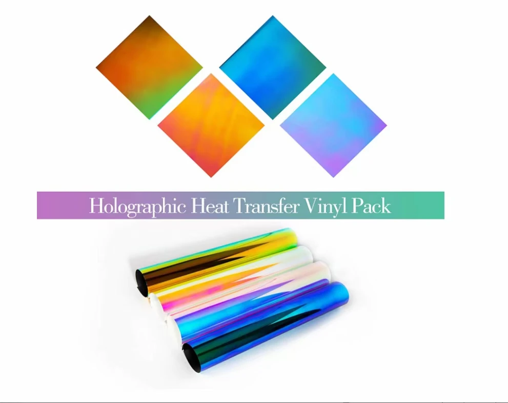 Guangyintong Laser Rainbow Htv Heat Transfer Holographic Vinyl