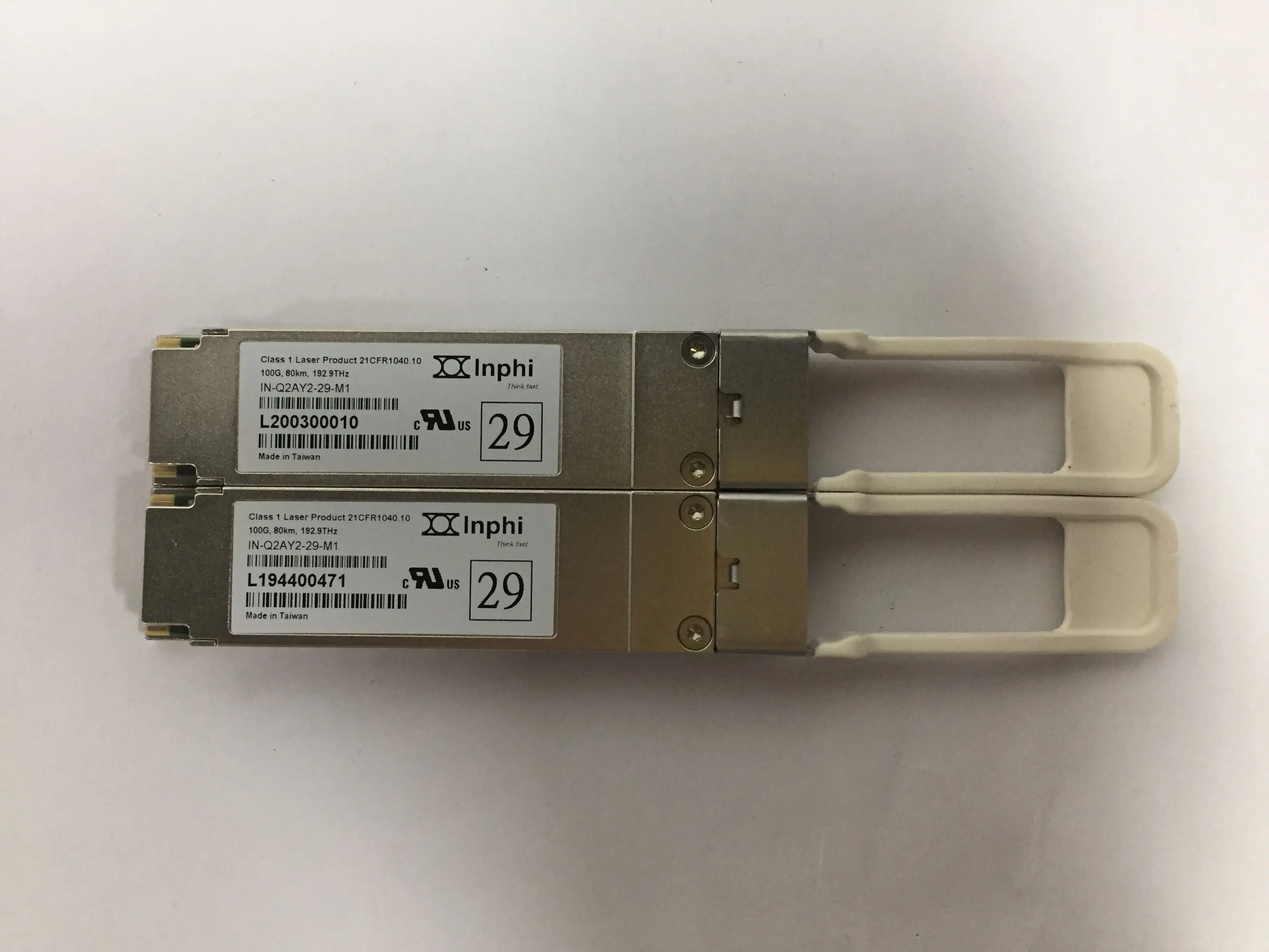 Inphi In-q2ay2-xx-m1 Qsfp28 100g 80km Dwdm C27-c61光收发器 - Buy In-q2ay2 ...