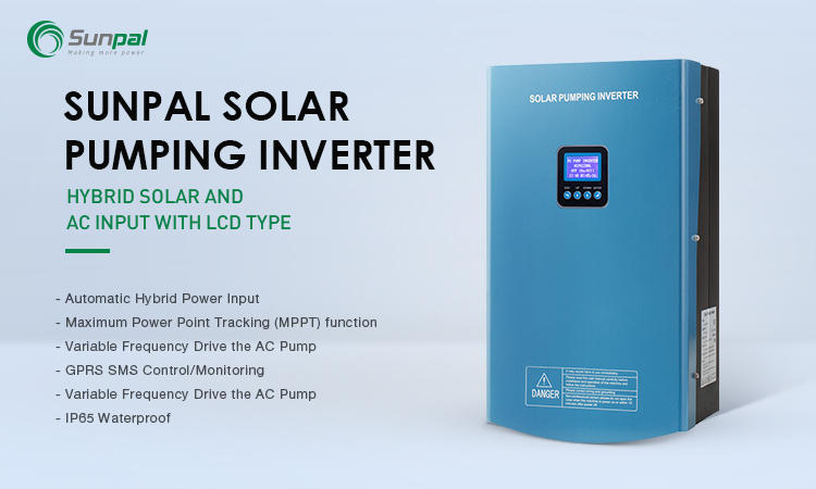Sunpal Hybrid Solar Pump Inverter - 2.2KW to 15KW Power