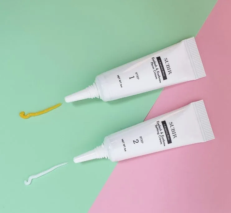 KOREA SUBIR EYELASH BROW PURE CYSTEAMINE(FREE) BASE PERM CREAM LIFTING ...