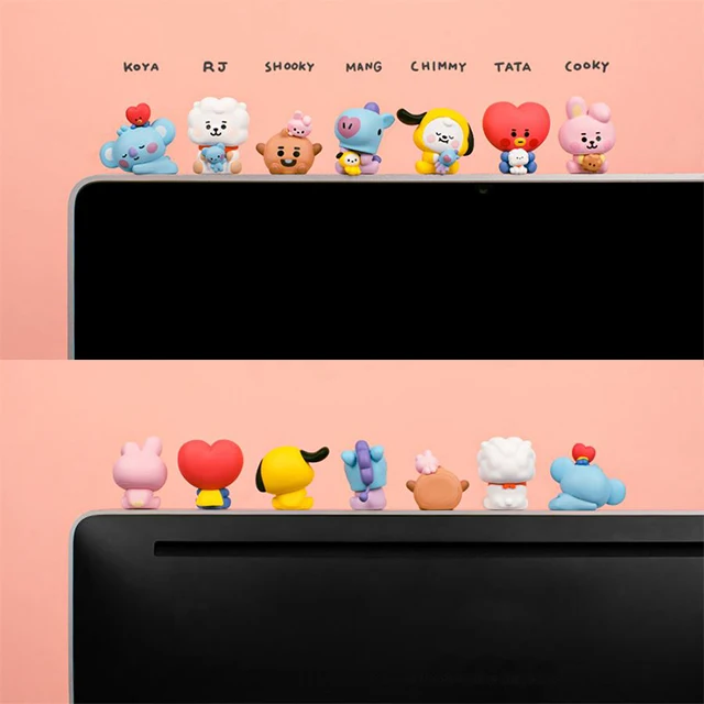 BT21 Monitor Figure - BTS LINE FRIENDS Keychain