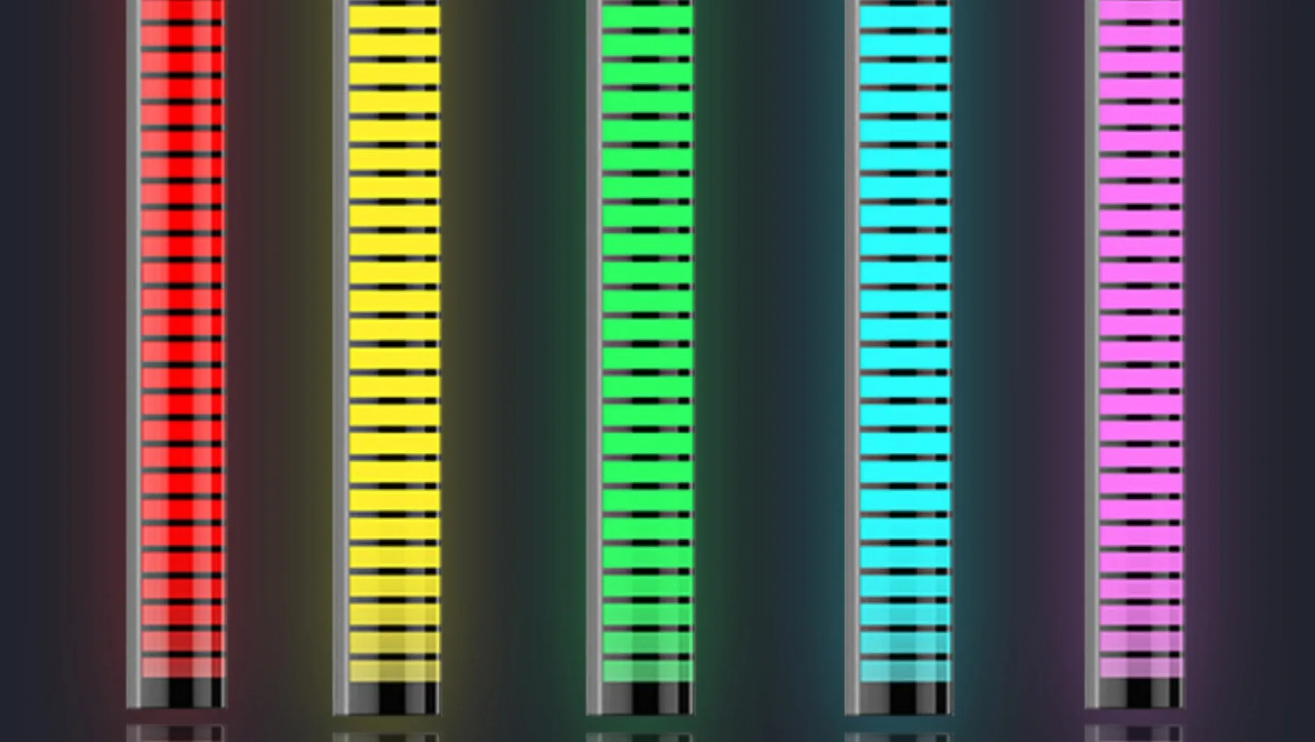 New Led Rhythm Light Voice-activated Rgb Music Led Car Atmosphere Lamp ...