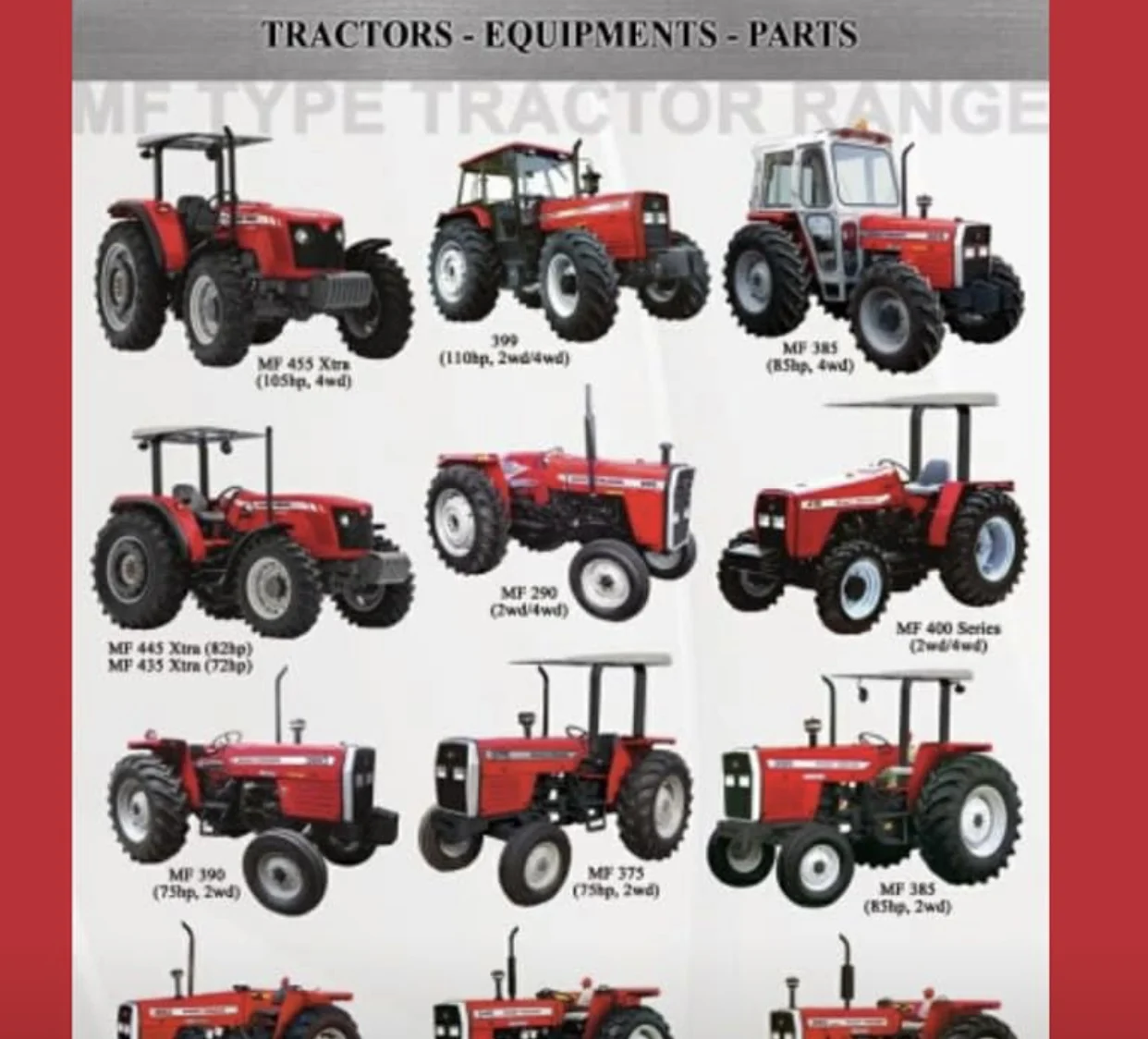 Massey Ferguson 300 Series Tractors - Versatile & Durable