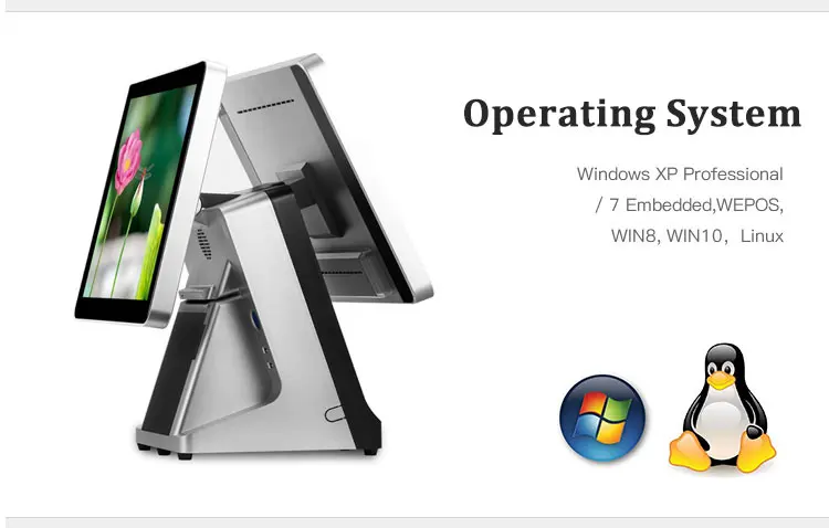 Fast Delivery Cashier Computer 15 Inch Touch Screen Pos Machine Desktop ...