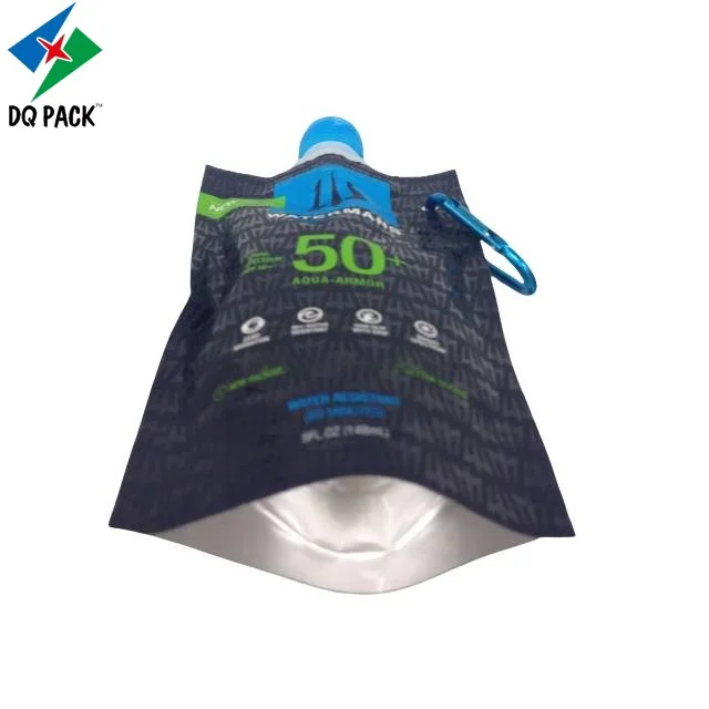 Drinking Water Plastic Bag With Nozzle,Reusable Mineral Water Stand Up ...