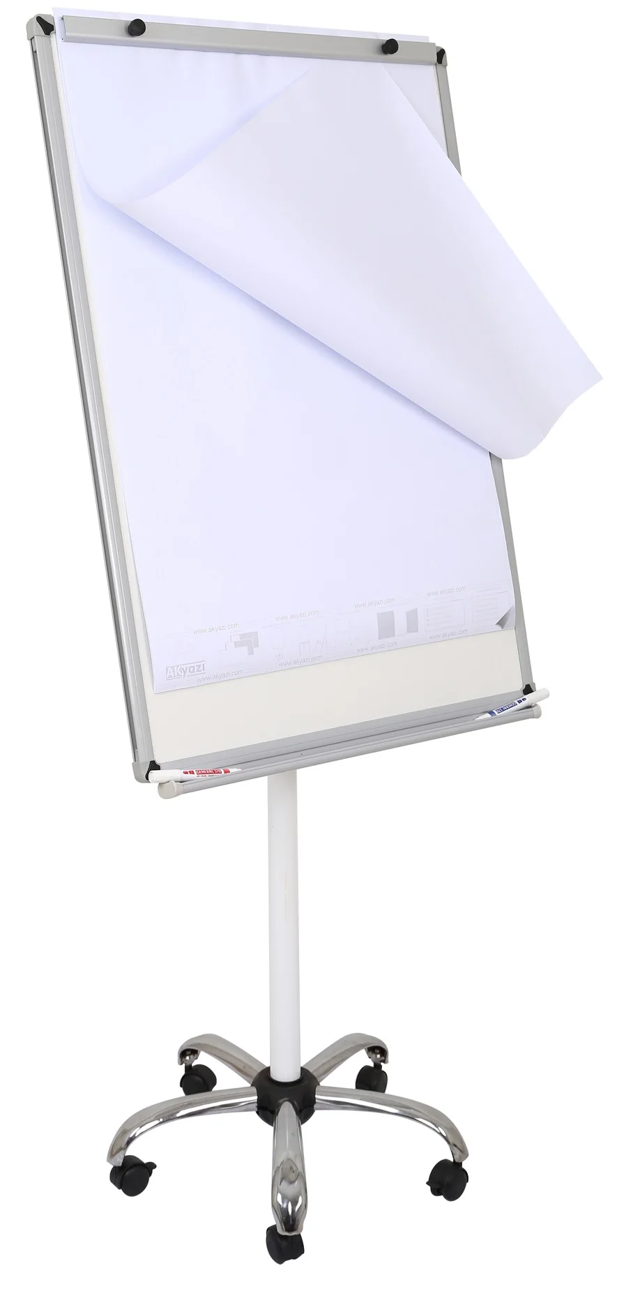Single Double Sided Mobile Enamel Ceramic Magnetic Whiteboard 90x120cm ...