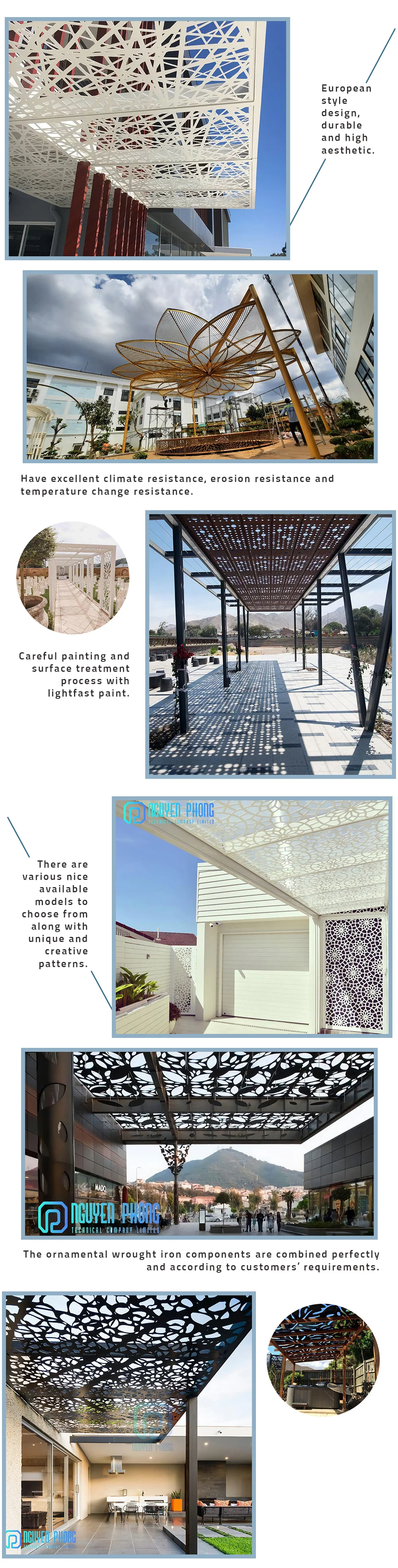 Best Sale Cnc Laser Cut Stainless Steel Entrance Door Canopy Curved ...