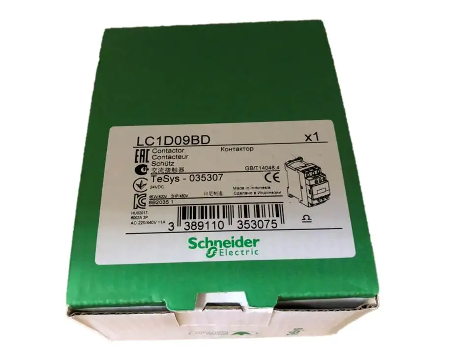 Hot Sales Lc1d09bd 9a 24vdc 3p Schneider Dc Magnetic Contactor - Buy ...