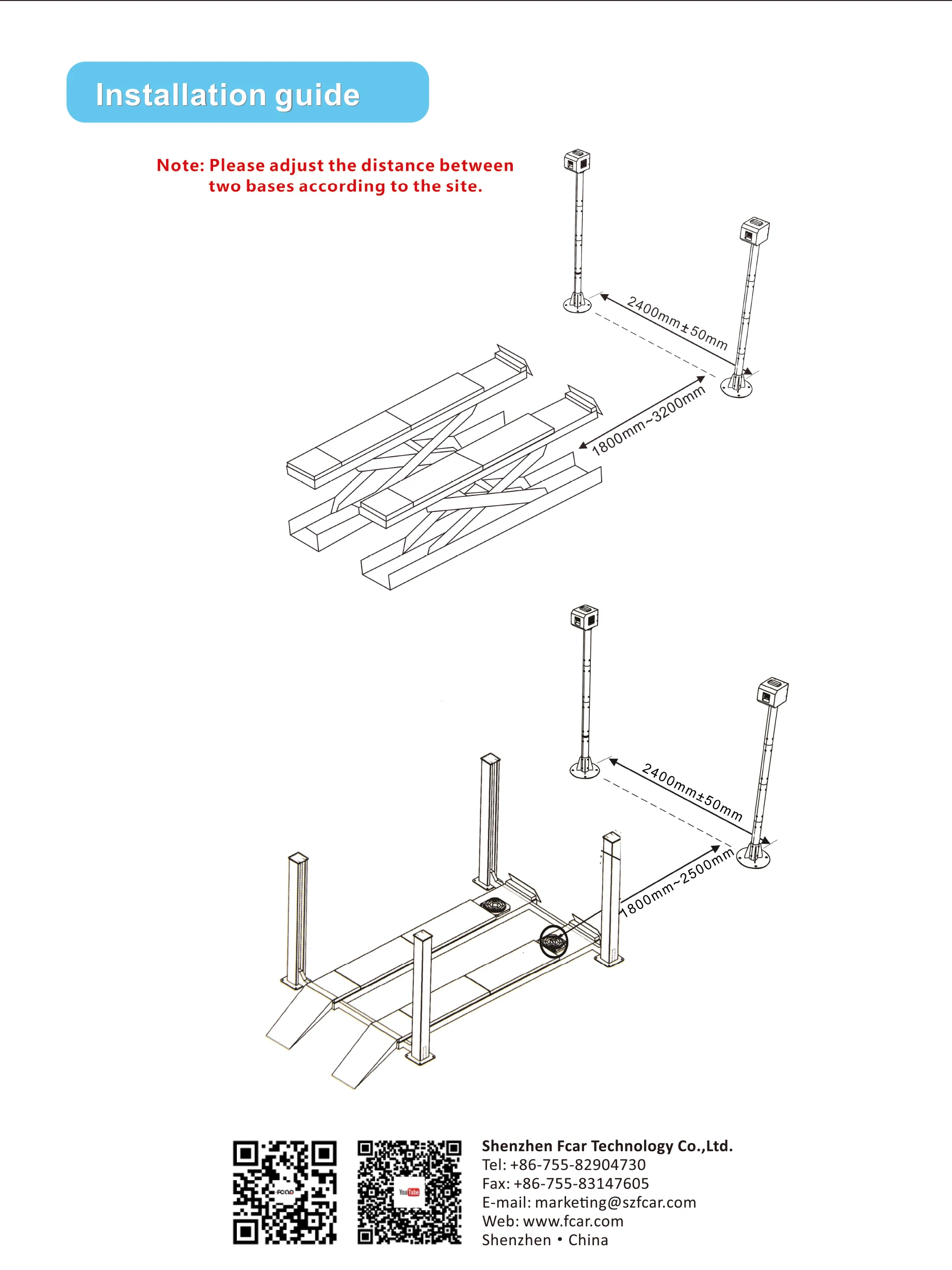 Newest 3D Wheel Aligner No Beam No Calibration FCAR FD-305 Portable ...