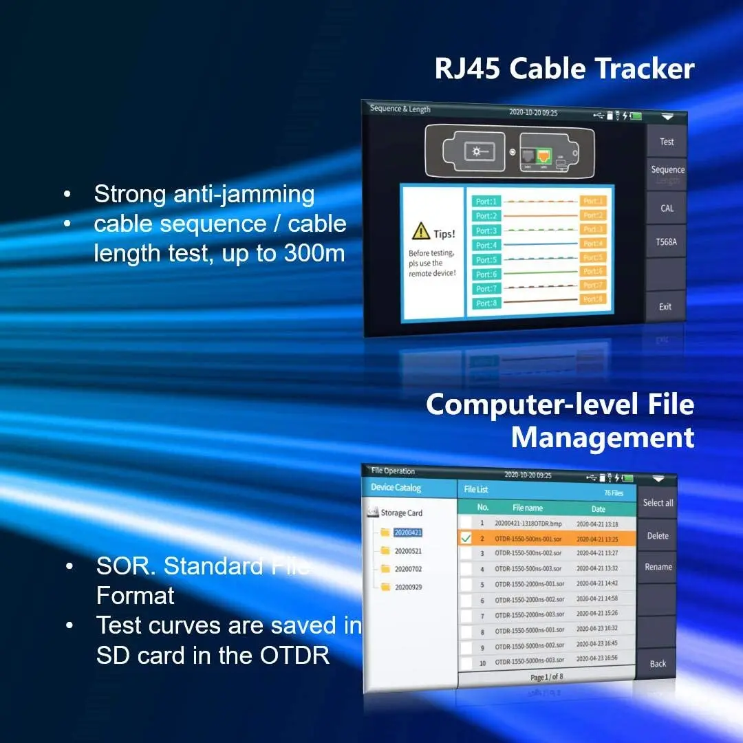 Optical Fiber Testing Fiber Optic Equipment Nk4000 Series Otdr Nk4000d ...