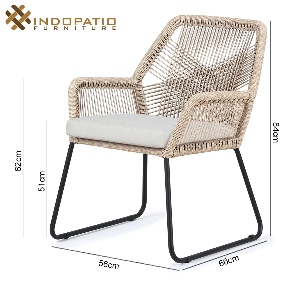 Modern Synthetic Rattan Weebing Chair Aluminium Arms Chair Rattan ...