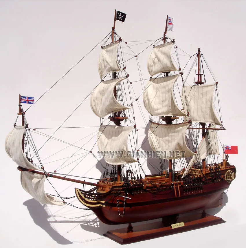 WHYDAH GALLY WOODEN SHIP - CRAFT MODEL SHIP - WOODEN MODEL BOAT ...