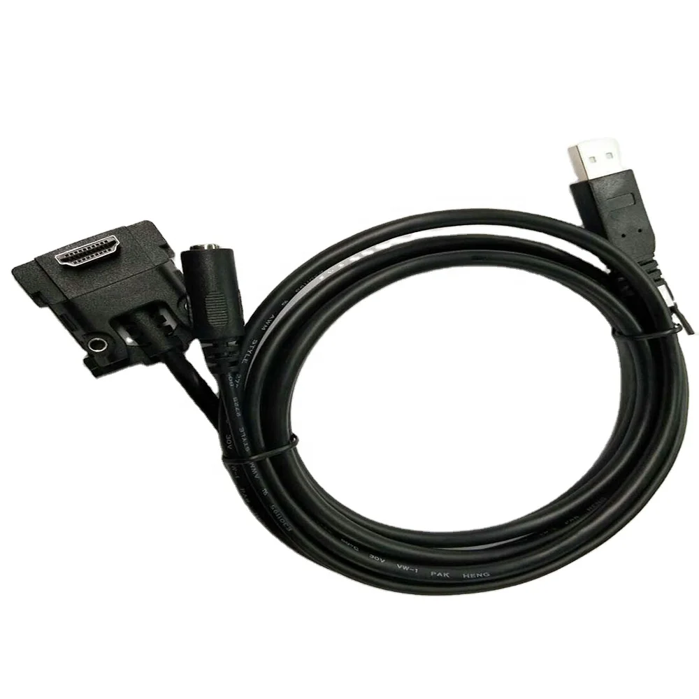 Coiled Straight USB Cable for Ingenico ICT220 ICT250