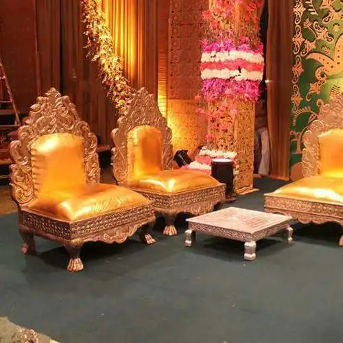 Latest Cream Wedding Mandap Bedi Chair Indian Decoration - Buy Asian ...