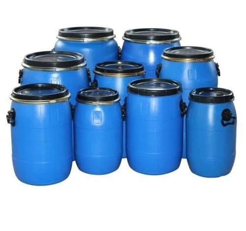 200L plastic drum blue HDPE chemical sealed oil barrel 200 litre/KG blow molding bucket double ...