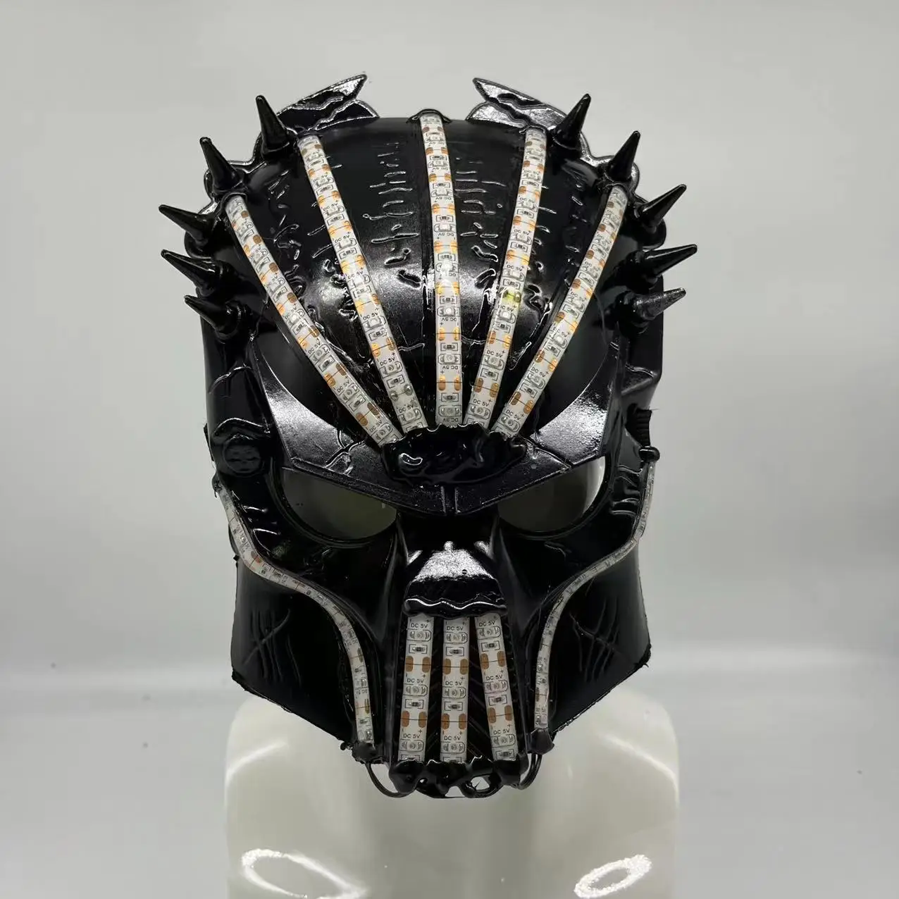Intruder Mask Led Custom Handmade Raveneon Predator Horror Mask Livet ...